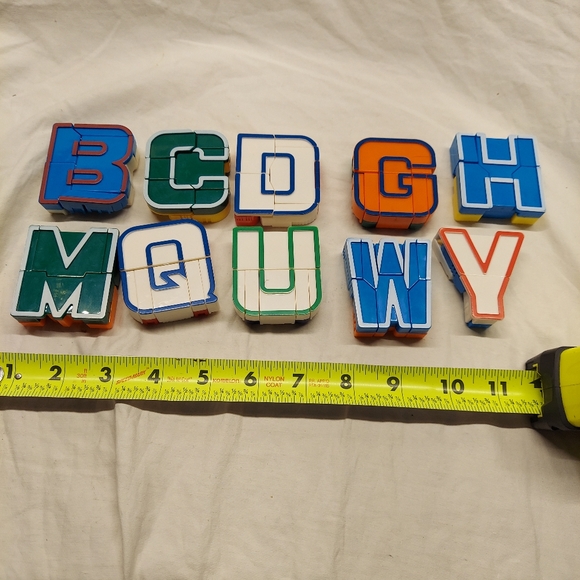 Toys | Lot Of 1 Alphabots Transformer Type Letters Robot Set Alphabots ...